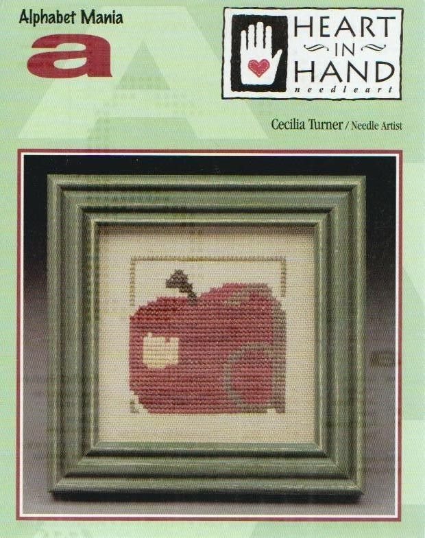alphabet mania "A" ** cross stitch pattern
