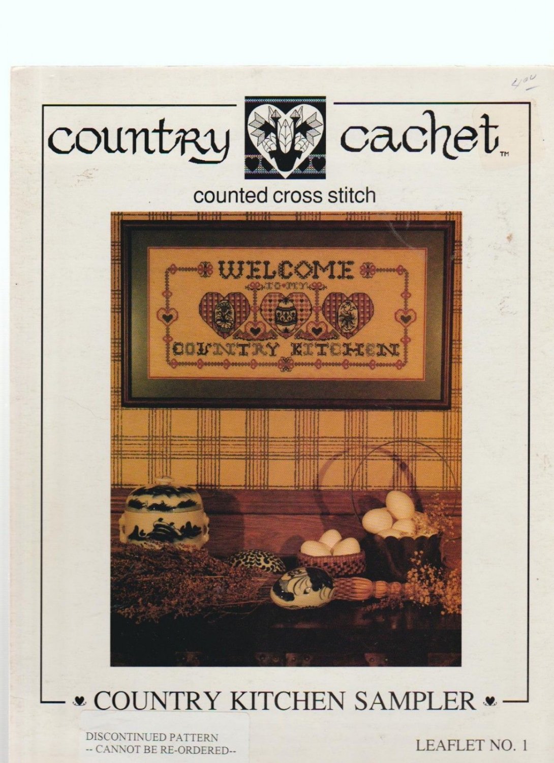 COUNTRY KITCHEN SAMPLER ** cross stitch