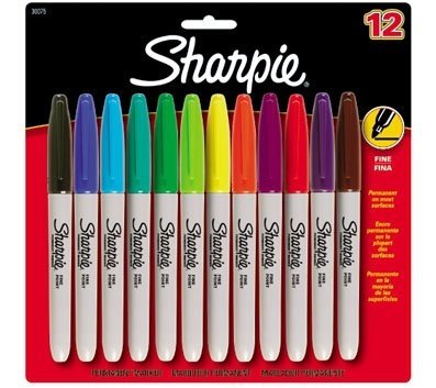 Sharpie Fine Point 12 Permanent Marker