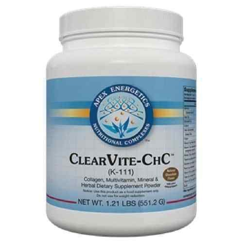 Apex Energetics ClearVite-ChC Chocolate 551.2 Grams (K-111) FREE SHIPPING
