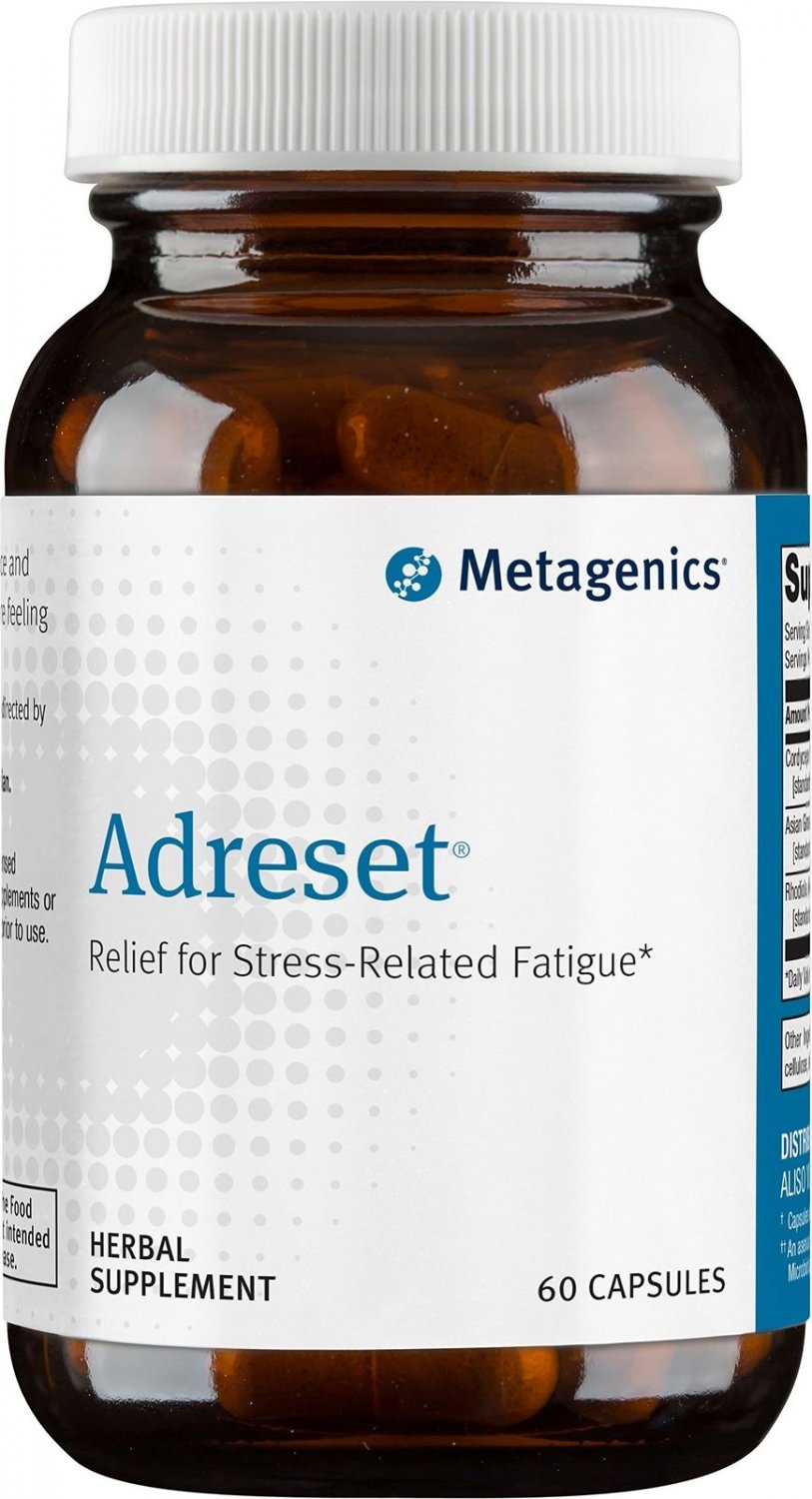 Metagenics - Adreset Relief for Stress Related Fatique NON GMO, 60 Count