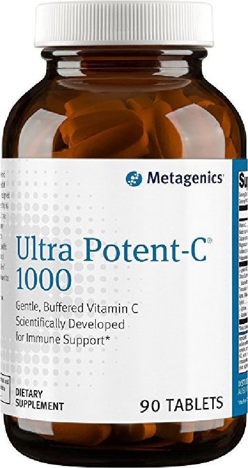 Metagenics Ultra Potent-C 1000, 90 Tablets Buffered Vitamin C for ...