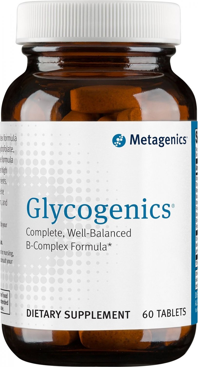 Metagenics Glycogenics B Complex Formula 60 Tablets MADE IN USA
