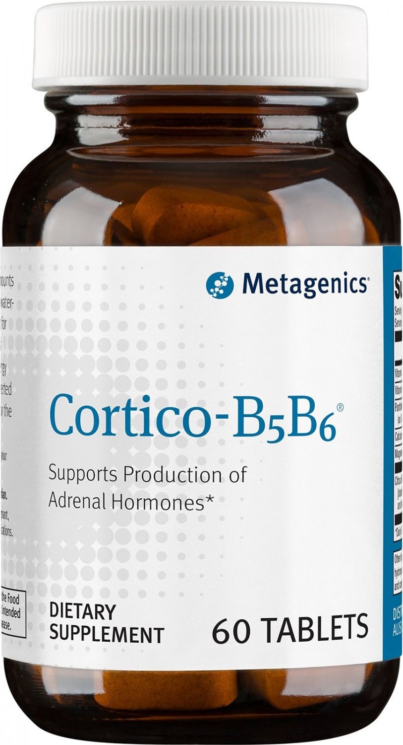Metagenics Cortico-B5B6 Tablets Supports Production of Adrenal Hormones ...