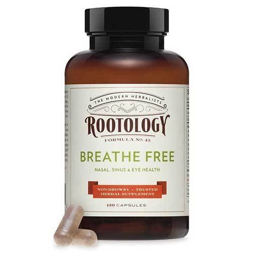 Rootology Breathe Free, Nasal & Sinus Health, 120 Capsules FREE SHIPPING