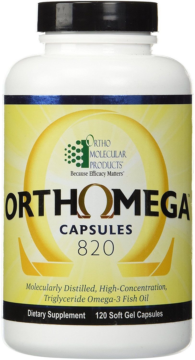 Ortho Molecular Products - Orthomega 820 - 120 Soft Gel Capsules FREE ...