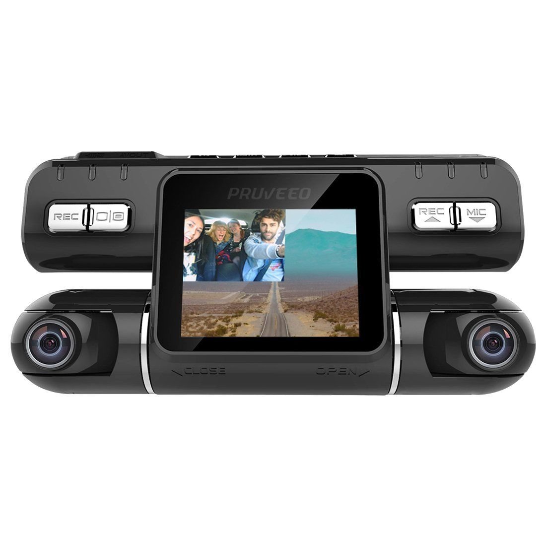 Dash Cam Front and Rear Dual Camera for Cars Wide Angle Driving ...