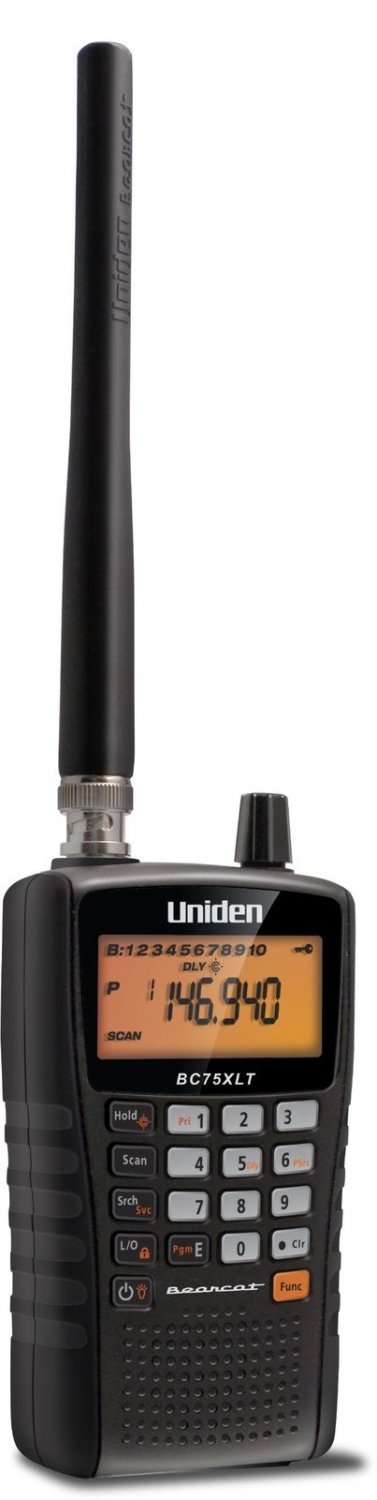 Handheld Portable Police Radio Scanner 300 Chanels Digital Conventional ...