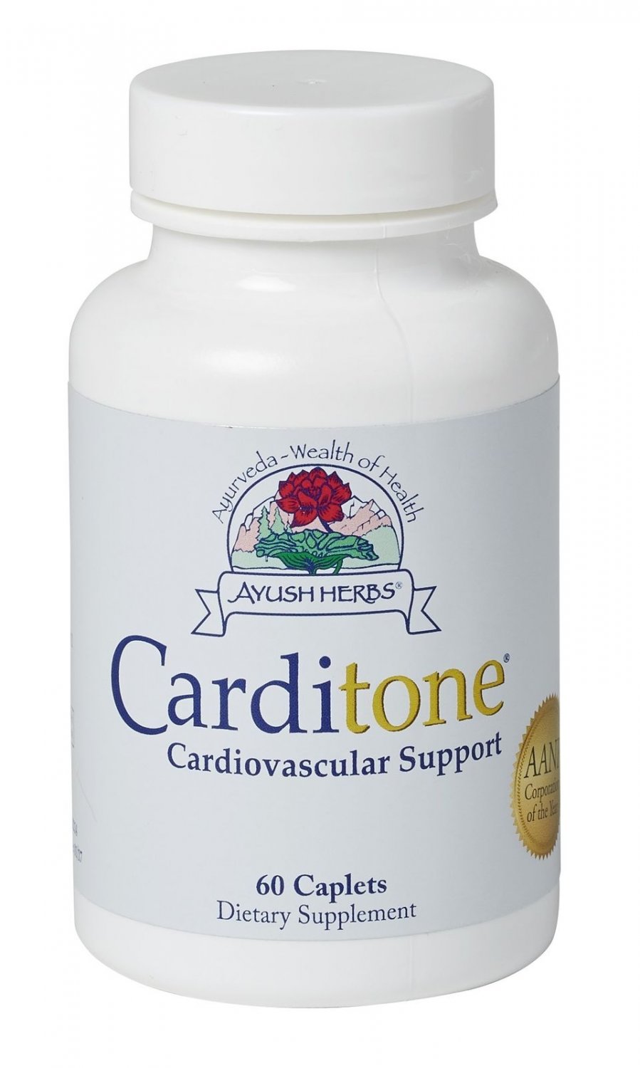 Ayush Herbs Carditone Cardiovascular Support 60 caplets FREE SHIPPING