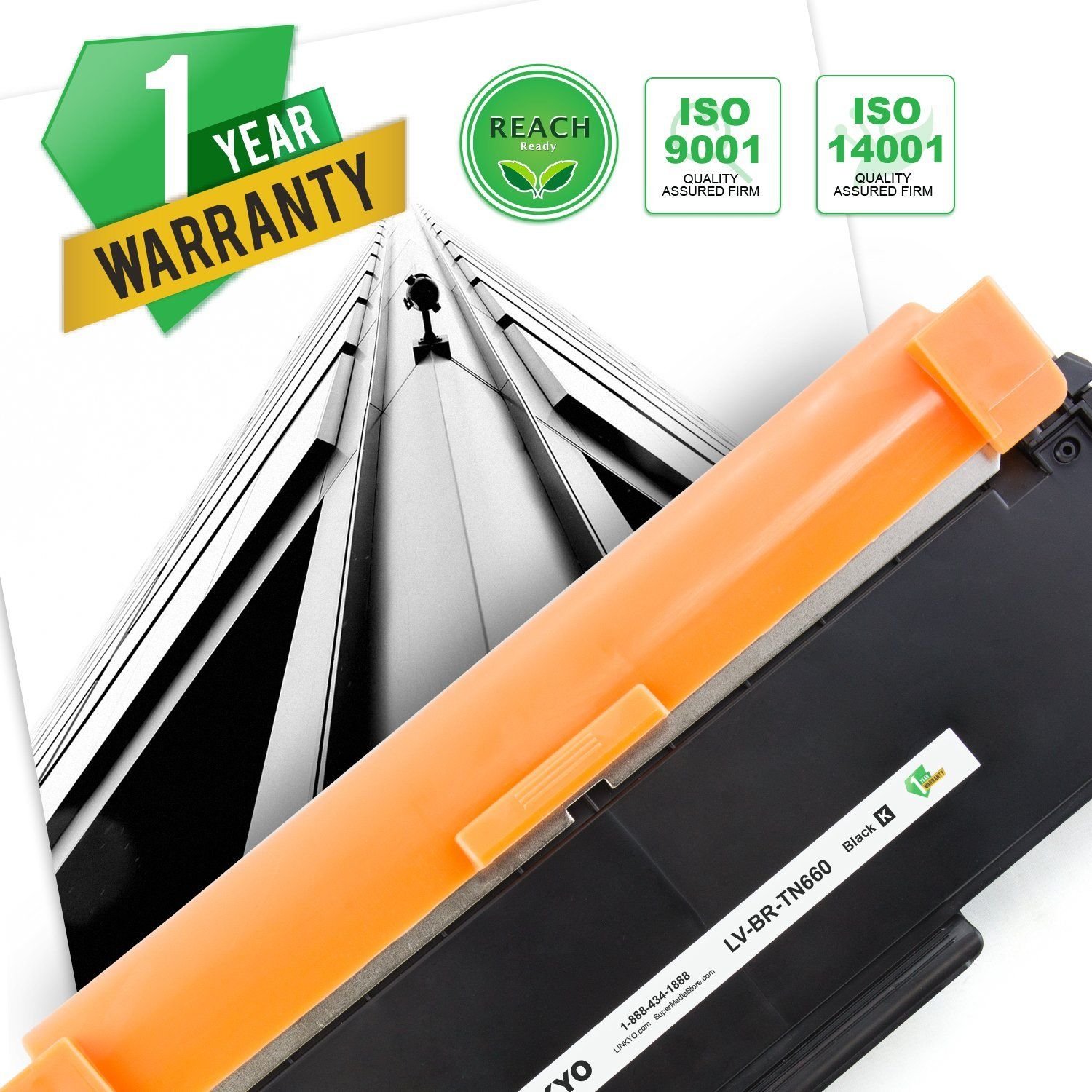 Brother TN660 TN630 High Yield Black Toner Cartridge for HL-L2340DW HL ...