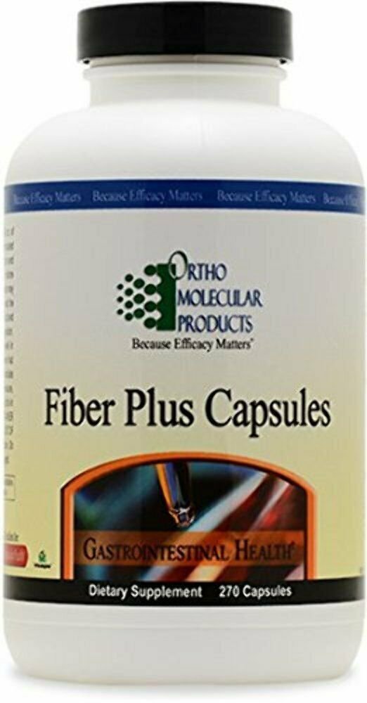 Ortho Molecular Products Fiber Plus Capsules, 270 Count