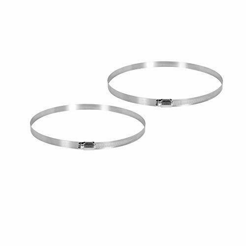 6" Stainless Steel Duct Clamps for Ventilation Ducting, Air Hoses ...