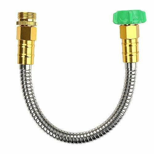 BEAULIFE 304 Stainless Steel Metal Short Water Garden Hose 1 Foot ...