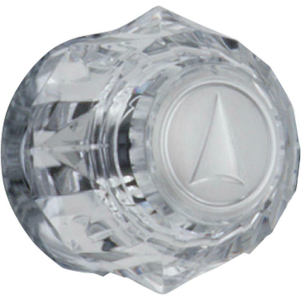 Clear Knob Handle With Arrow Indicator In Chrome