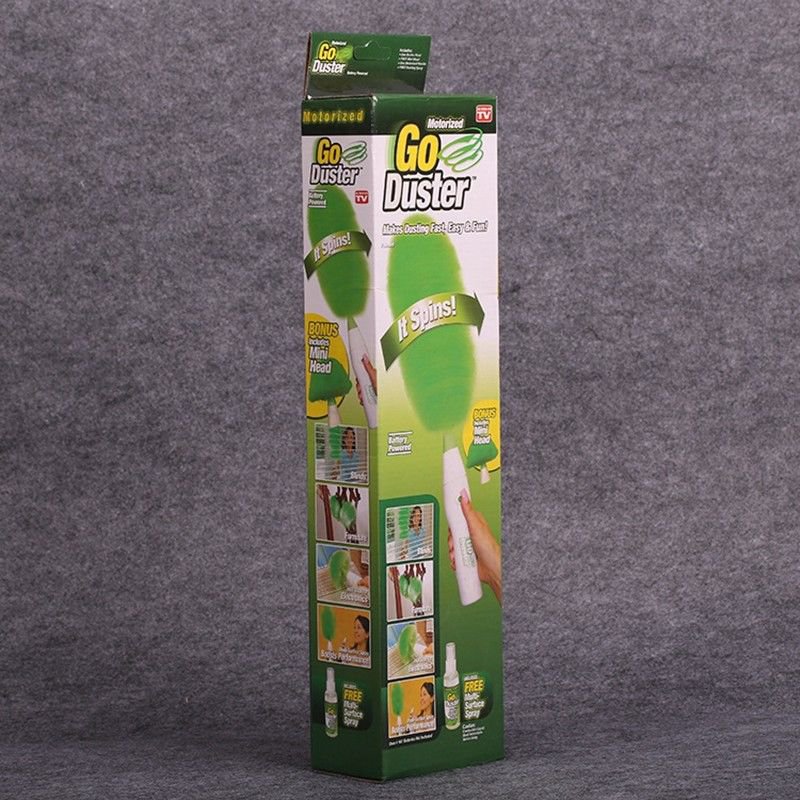 Electric Go Duster Dust Multi Function Motorized Spins Cleaning Tool ...