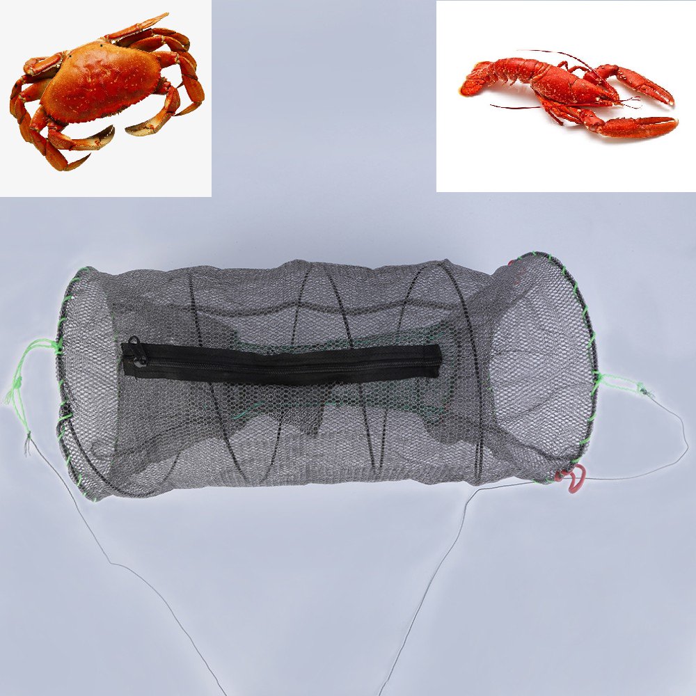 CRAB TRAP NET FOR PRAWN SHRIMP CRAYFISH LOBSTER EEL LIVE BAIT FISHING POT BASKET