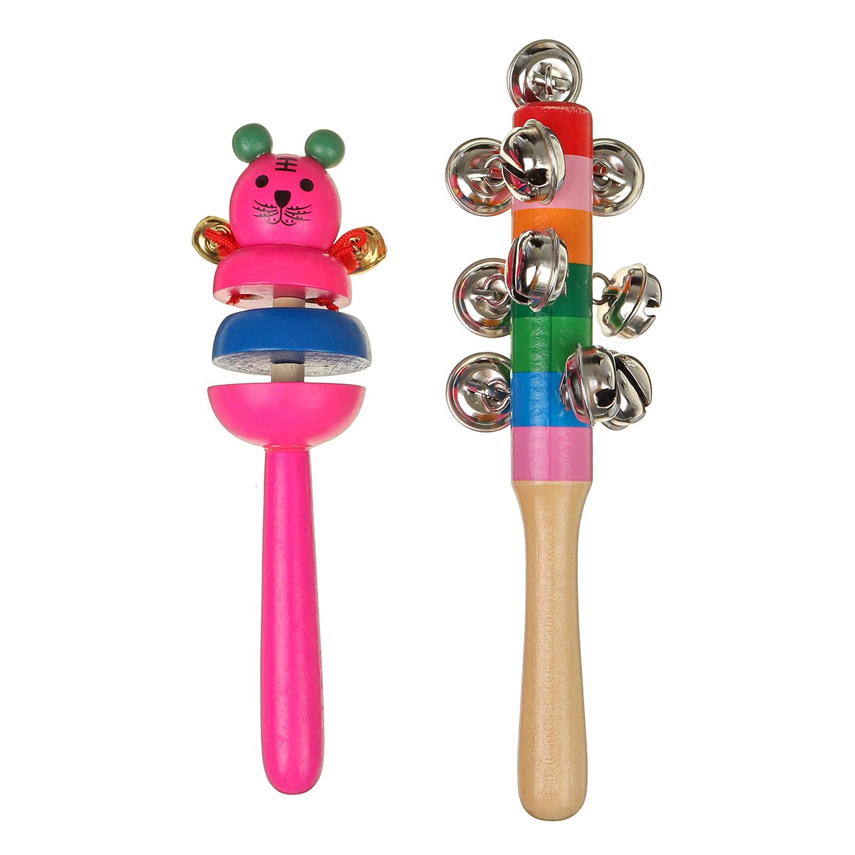 24PCS Wooden Kids Musical Instruments Baby Toddlers Early Education Set ...