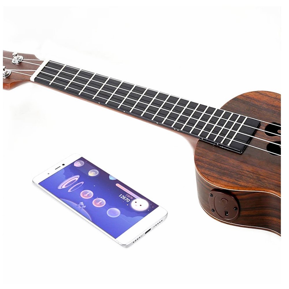 Xiaomi Populele S1 23 Inch 4 Strings 18 Fret Roeswood Smart Ukulele for ...