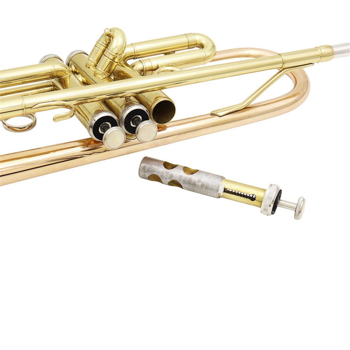 SLADE Gold Brass Bb Trumpet Kit Phosphorus-copper Trumpet Mouth for ...