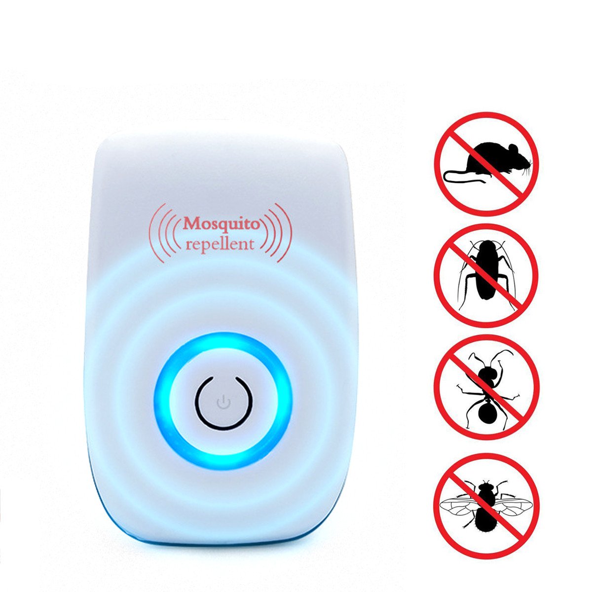 Ultrasonic Electronic Pests Insect Repeller Anti-mouse Mosquito ...