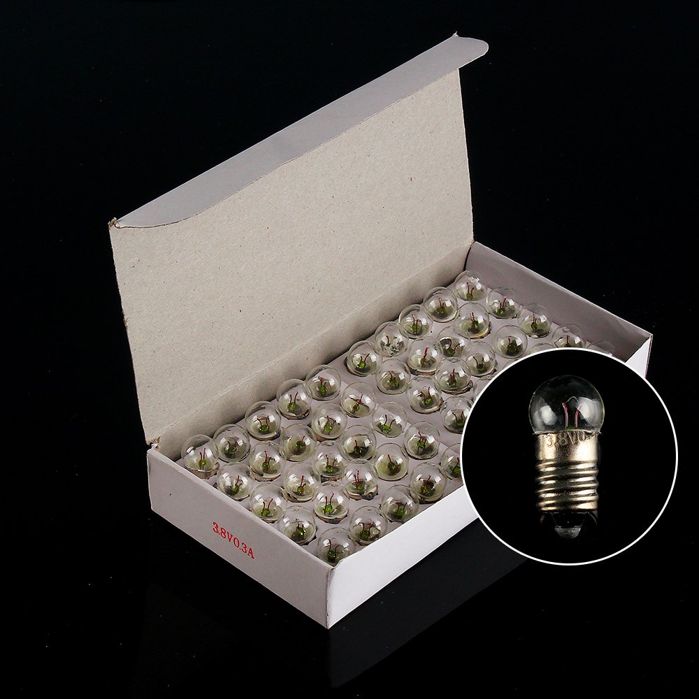 1.5V/3.8V 100Pcs/Lot Mini Screw Bulb Experiment Small Electric Beads ...
