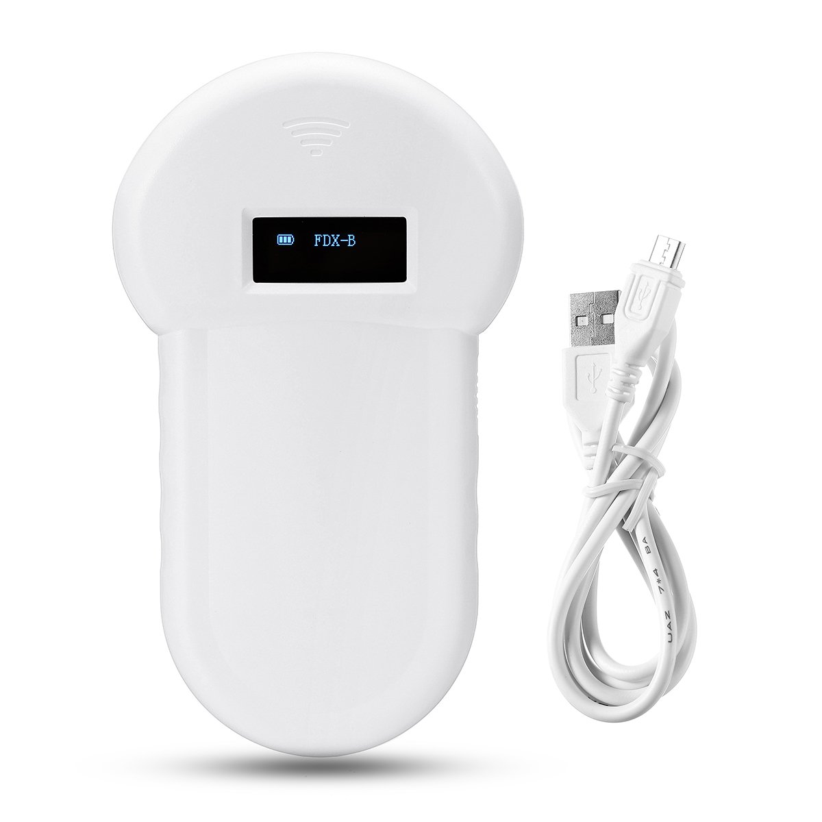 Animal RFID Reader 134.2Khz Universal ISO FDX-B Microchip Handheld Pet ...