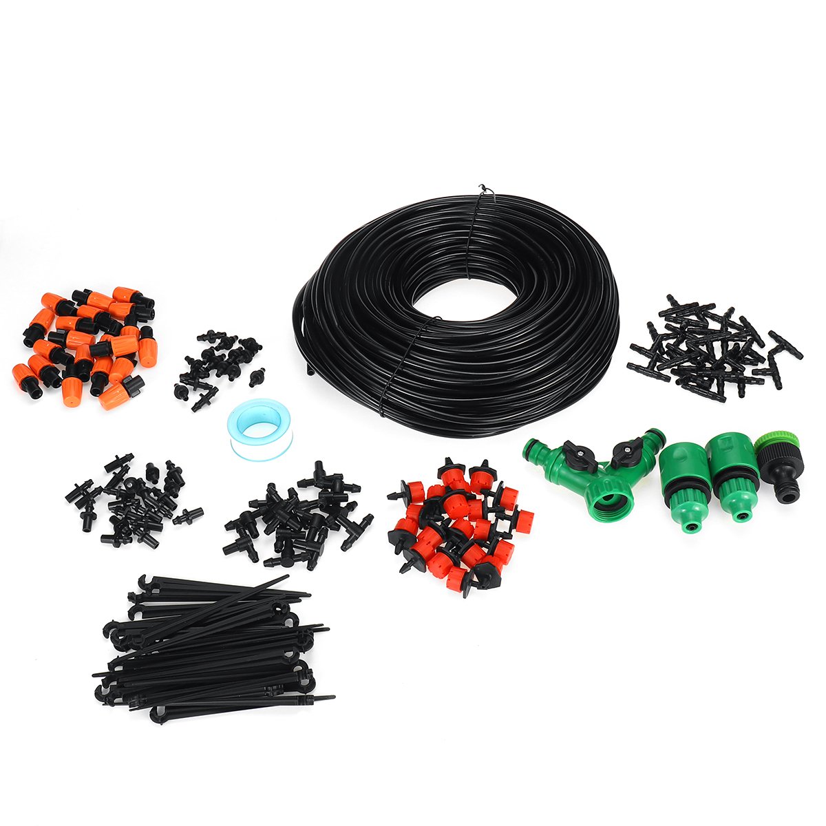40M Micro Auto Drip Irrigation System Garden Flower Planting Watering ...