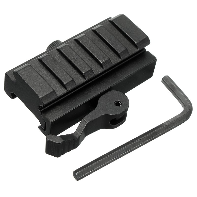Quick Release Low Profile Compact Riser Quick Detachable 20mm Picatinny ...