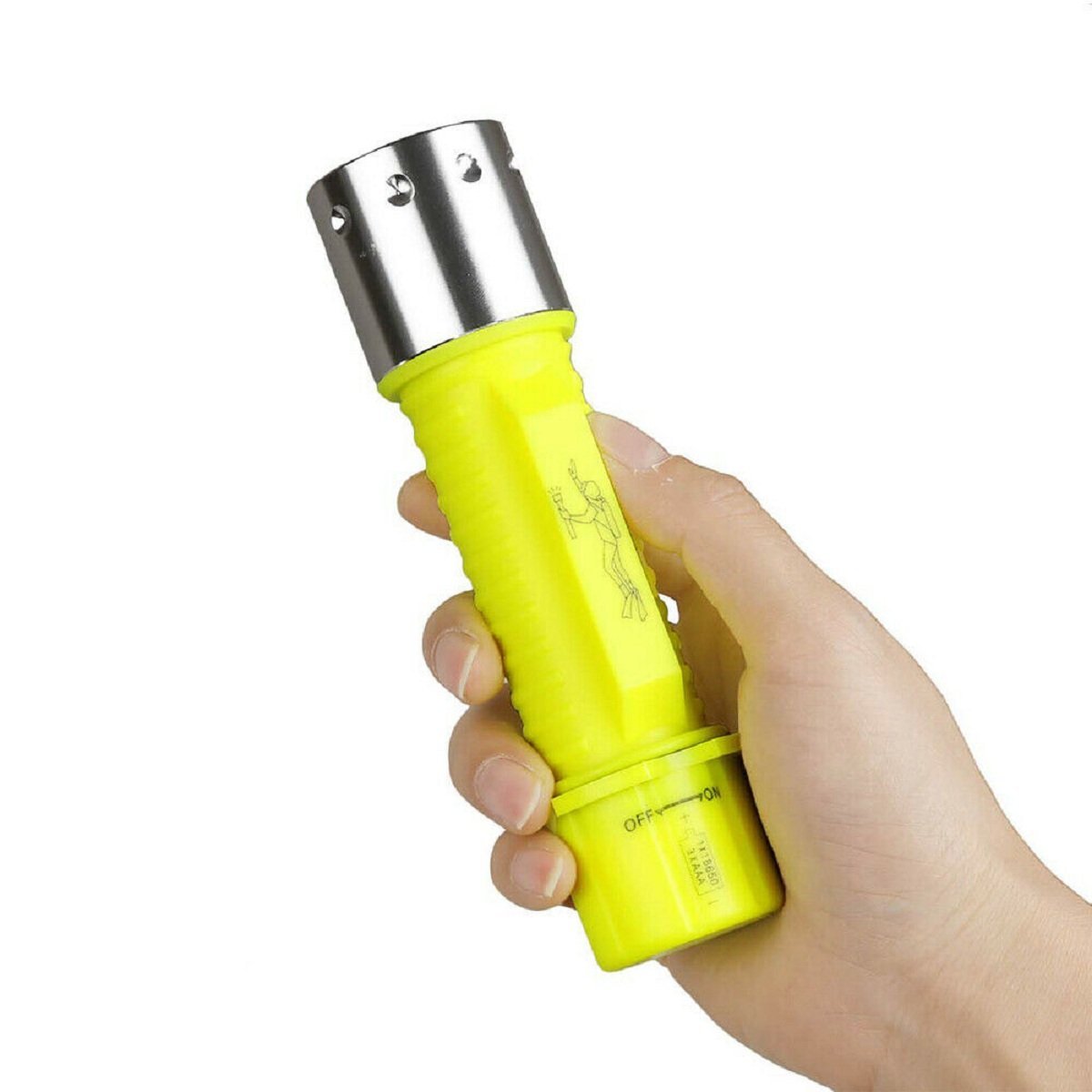 LED XM-T6 Professional Diving Flashlight Scuba Safety Light Diving Lamp ...