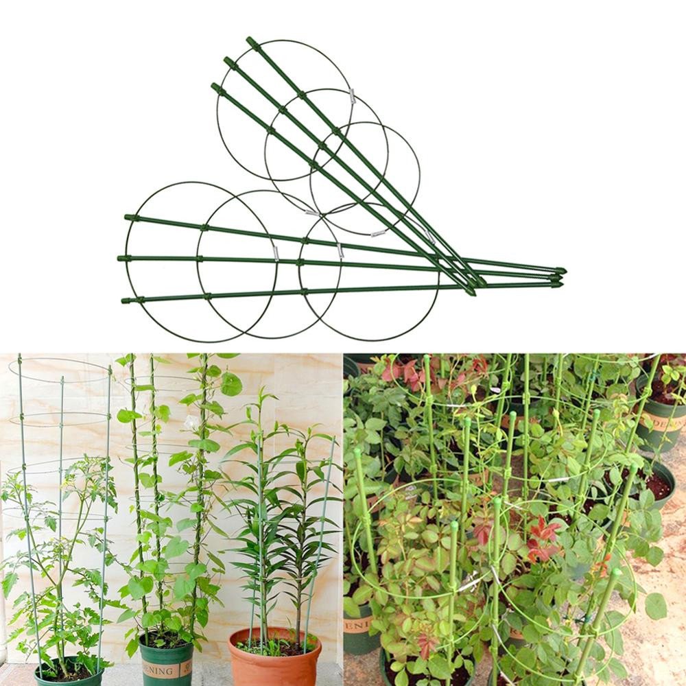 45cm Climbing Vine Rack Plastic Coated Iron Plant Support Frame Garden ...
