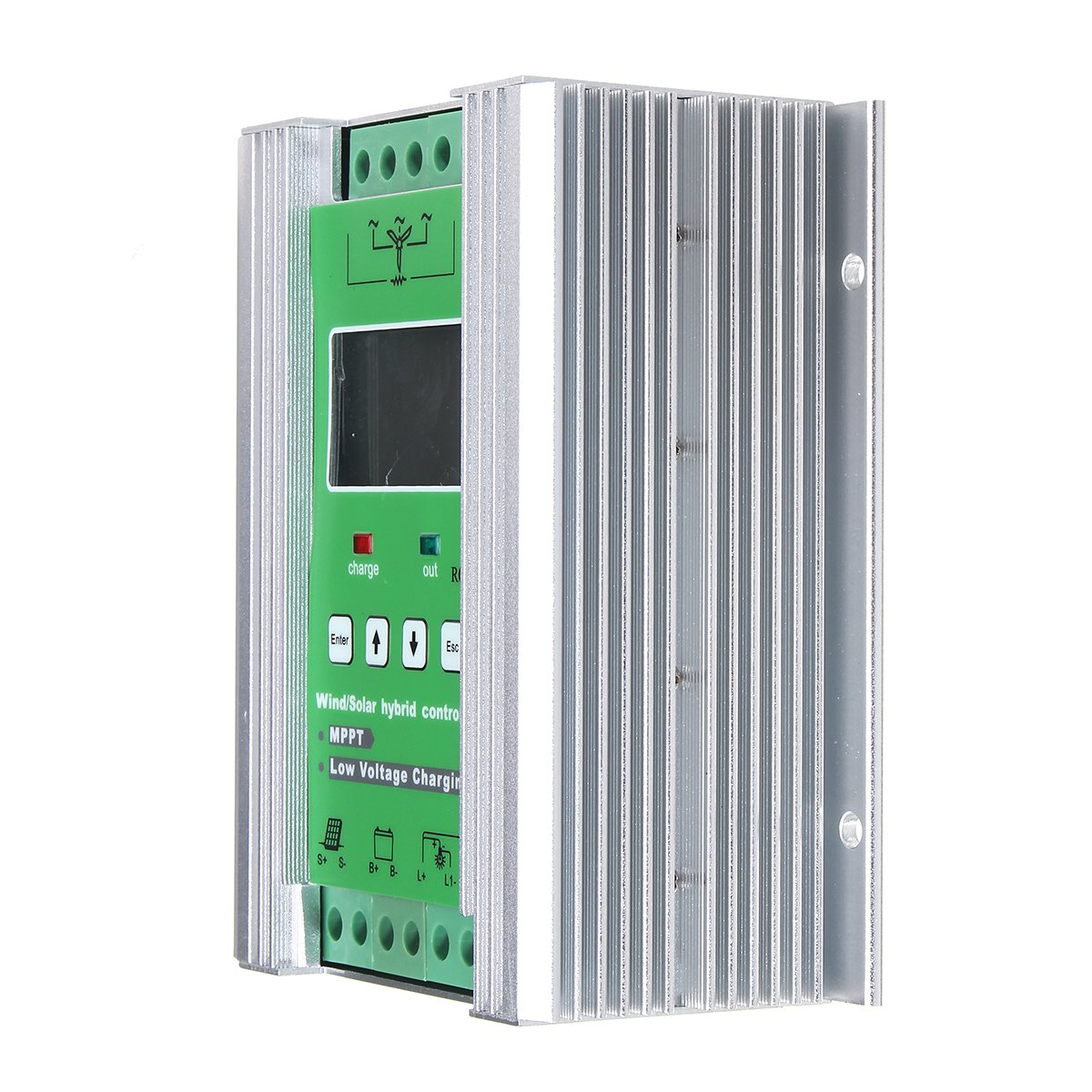 LCD12V/24V 600W MPPT Wind Generator Controller Hybrid Charge Controller ...