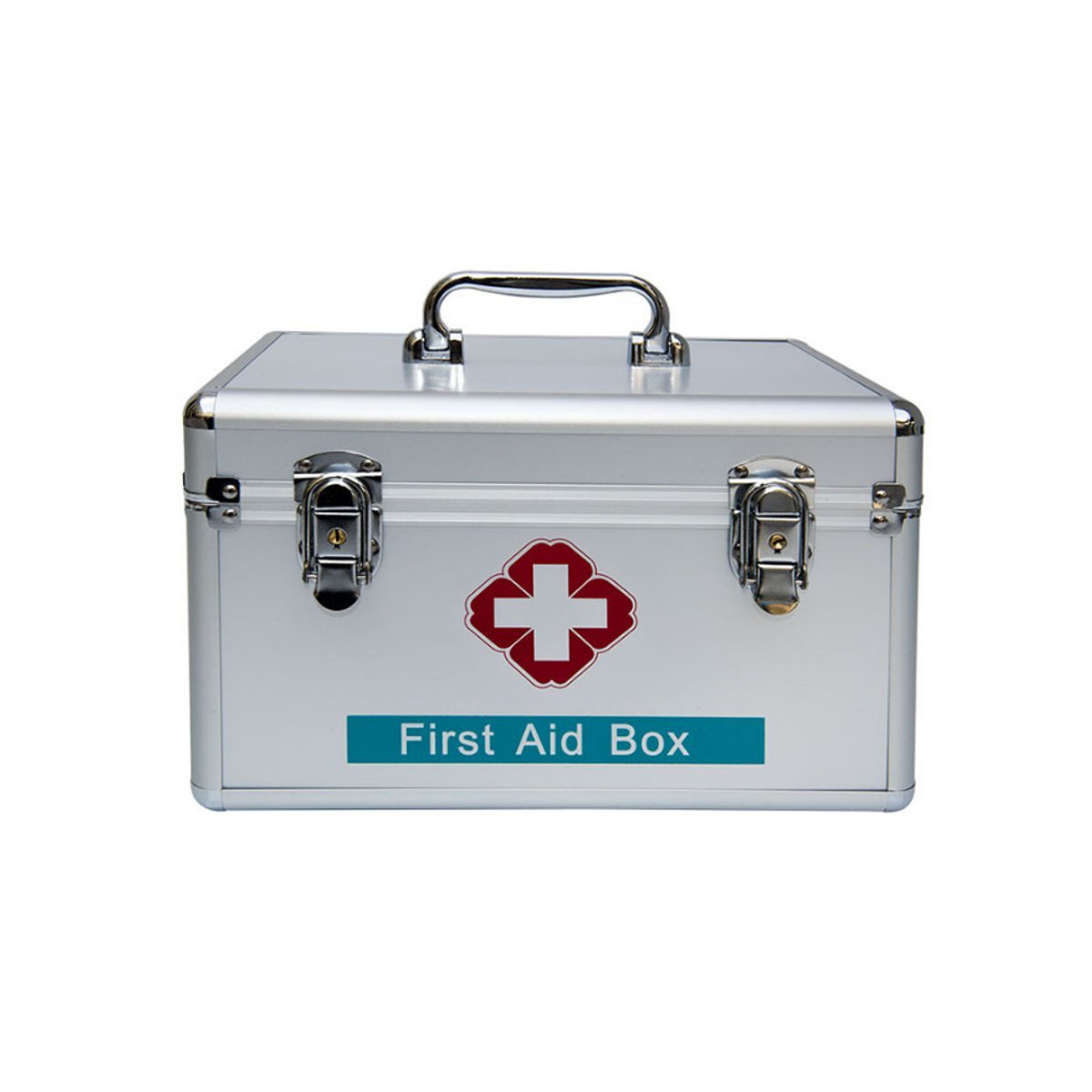 12 Inch Lockable First Aid Box Kit Family Office Medicine Storage ...