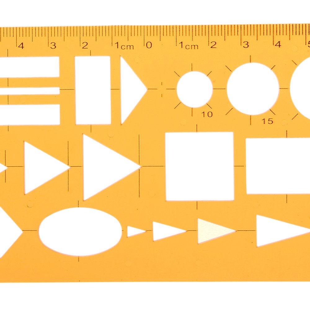 Network Technique Technical Drawing Template KT Soft Plastic Ruler ...