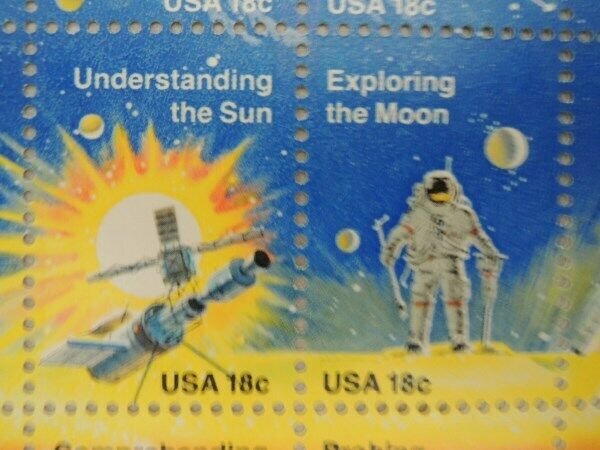 Postage Stamps Exploring The Moon 1981 Scott # 1912-19 / 48 Stamp 18 ...