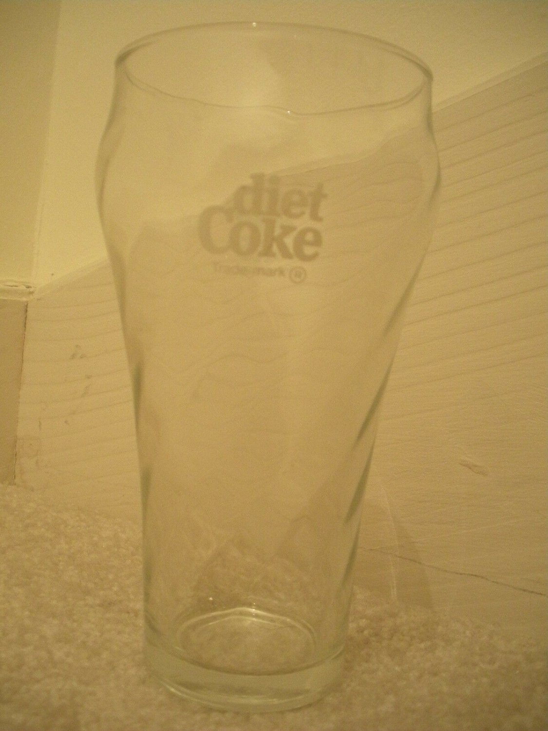 Coca Cola Glass Soda Fountain Swirl Design Bell Shaped Diet Coke ...