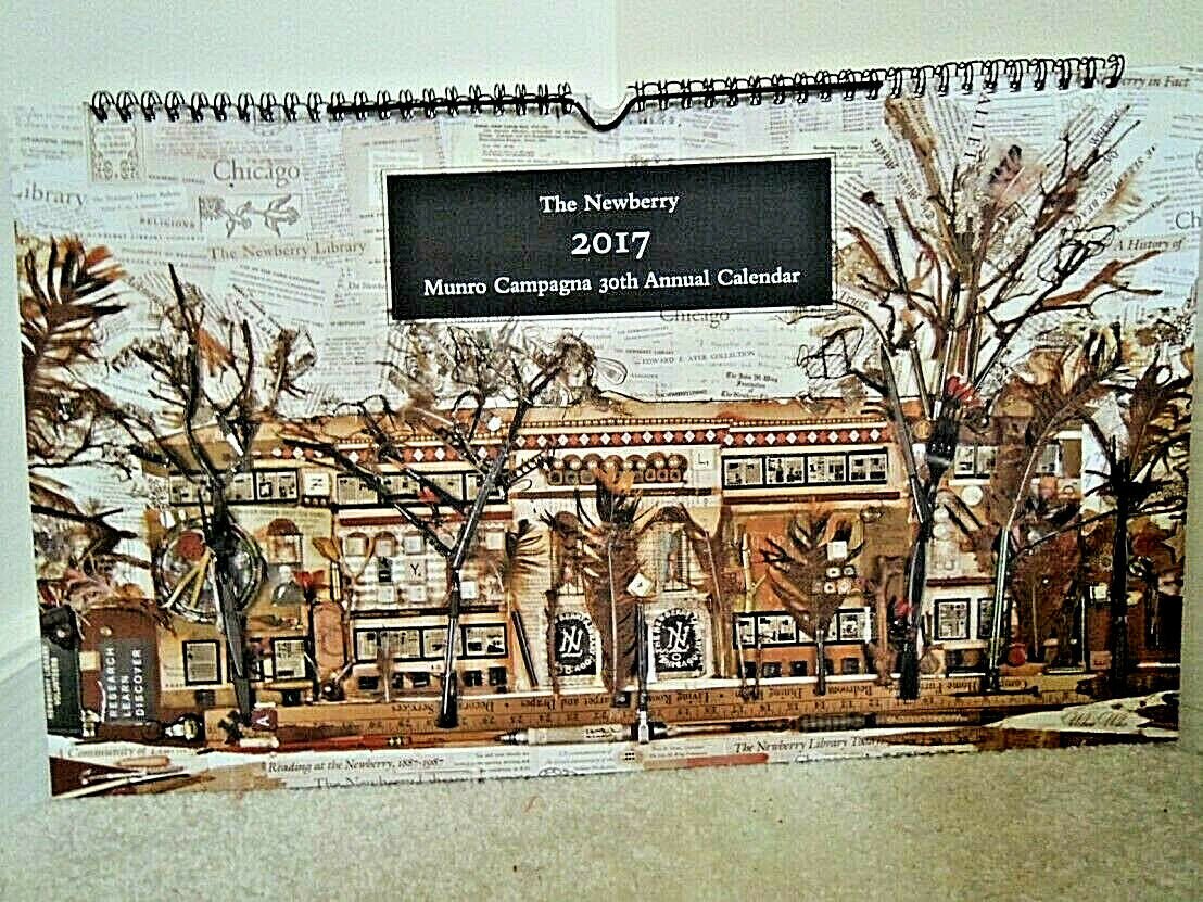 Newberry Library Calendar 30th Anniversary Munro Campagna Chicago IL Promo