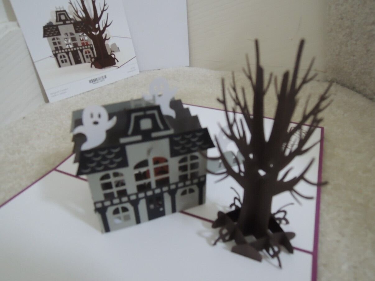 Lovepop Haunted House Pop Up Card 3D Scary Halloween Foldout Card ...