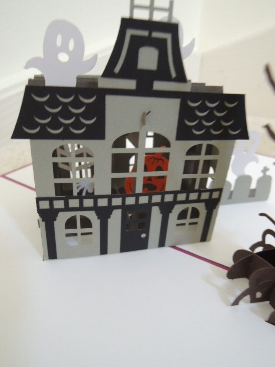 Lovepop Haunted House Pop Up Card 3D Scary Halloween Foldout Card ...