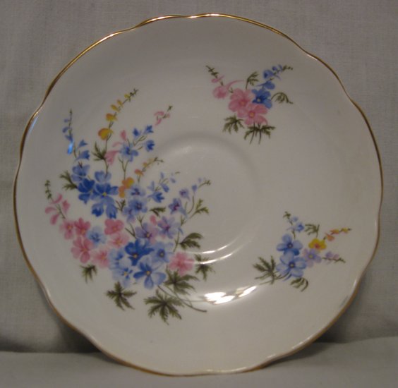 Regency English Bone China Pattern #RE41 Saucer