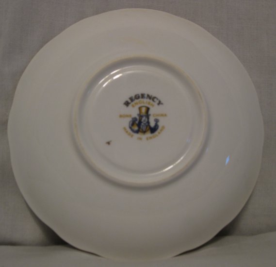 Regency English Bone China Pattern #RE41 Saucer