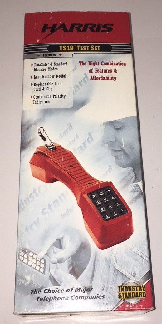 HARRIS (NOW FLUKE) TS19-009 TEST SET W/ BED OF NAILS CLIPS LIQUIDATION SALE