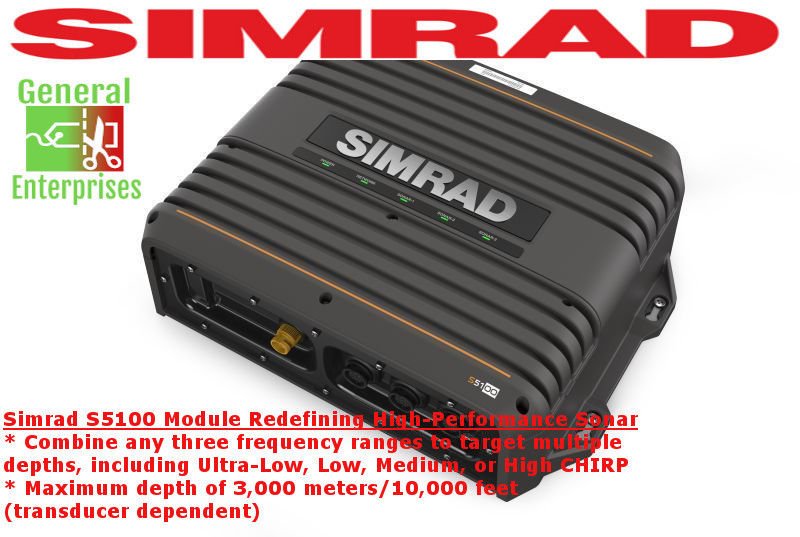 SIMRAD S5100 | Sonar | CHIRP | Fishing Sonar | Depth Finder | Fish Finder