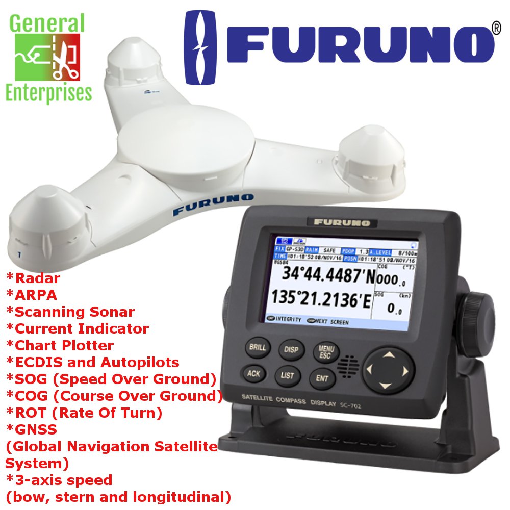 Furuno | SC130 | Satellite Compass | GPS | SOG | COG | ROT