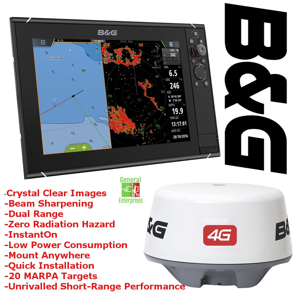 B&G Zeus3 | Weather Radar Bundle | Radar | Chartplotter