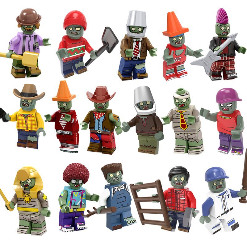 Plants vs. Zombies Minifigures Zombies Set