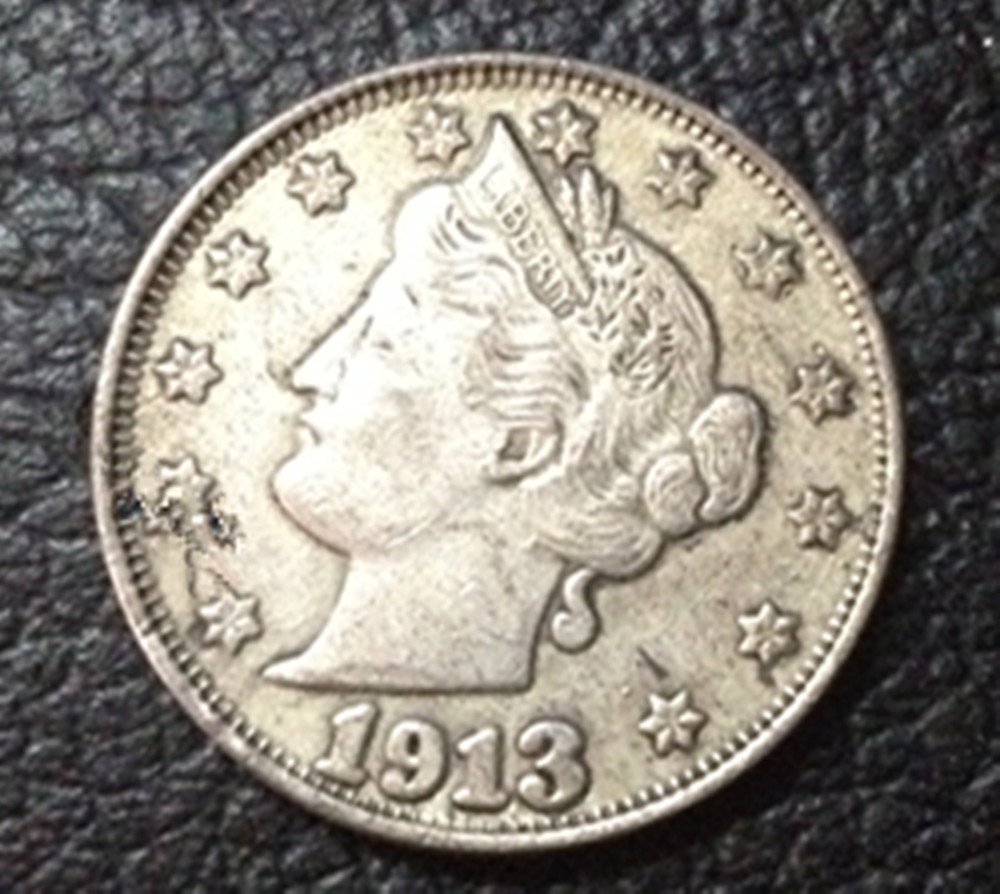 1 Pcs 1913 liberty head nickels five cent copy coins
