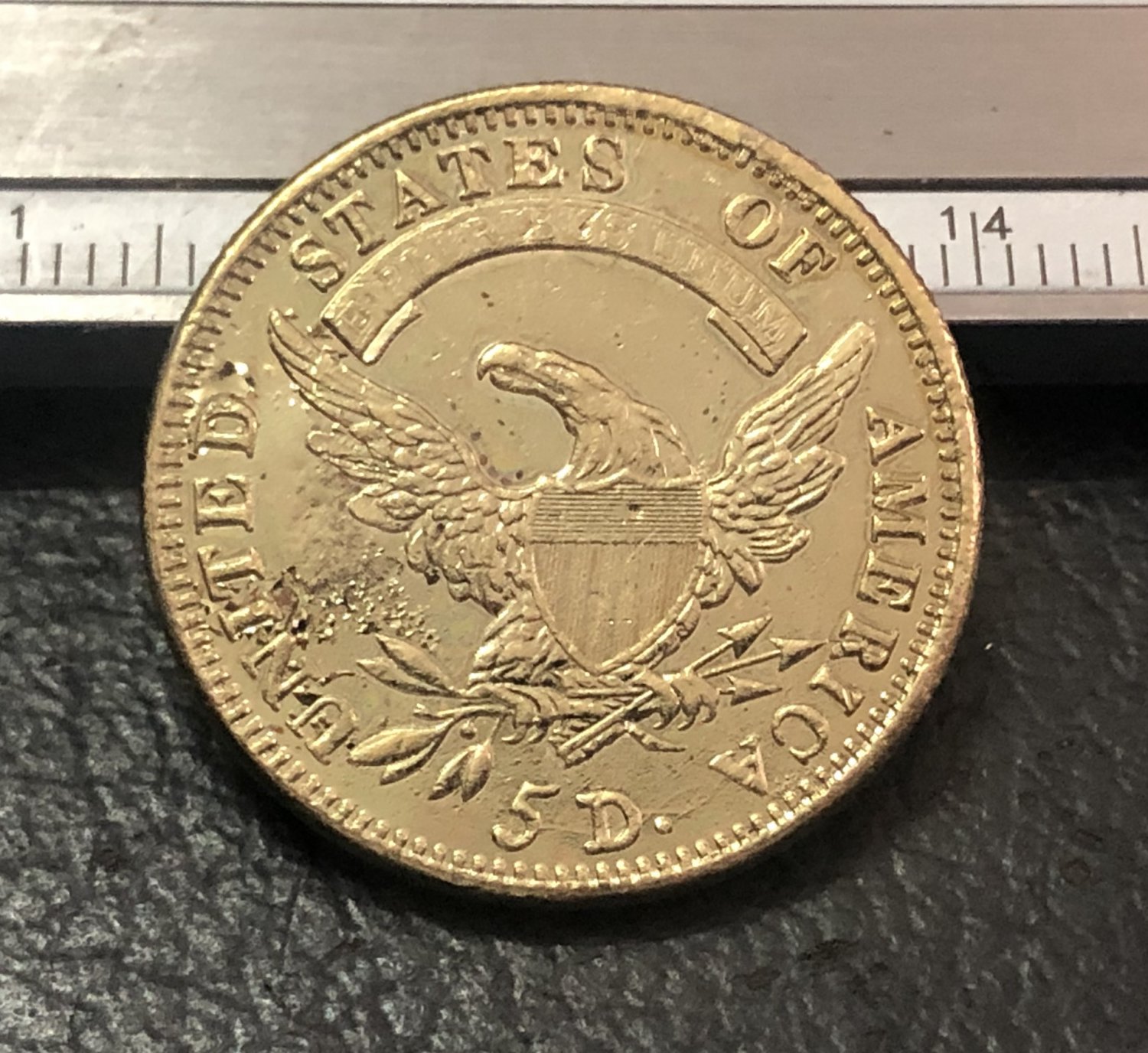1 Pcs 1809 Capped Bust $5 Five Dollar Copy Coins For Collection