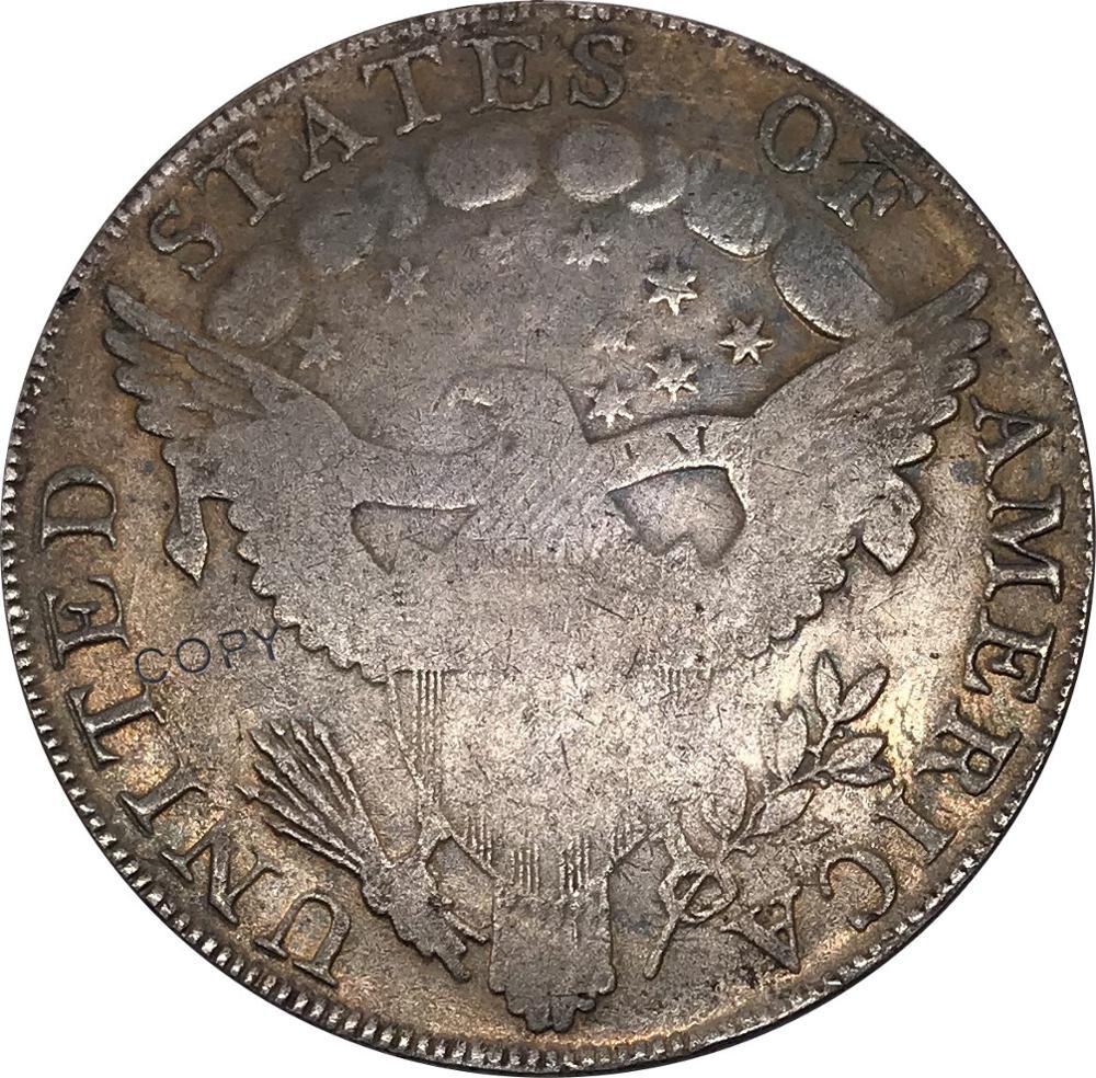 United States Of America Coin 1798 Liberty Draped Bust One Dollar ...