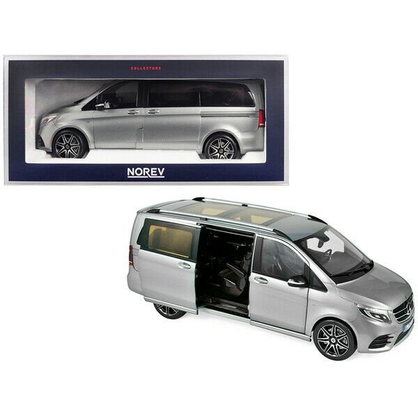 2018 Mercedes Benz V-Class AMG Line Van Gray Metallic 1/18 Diecast ...