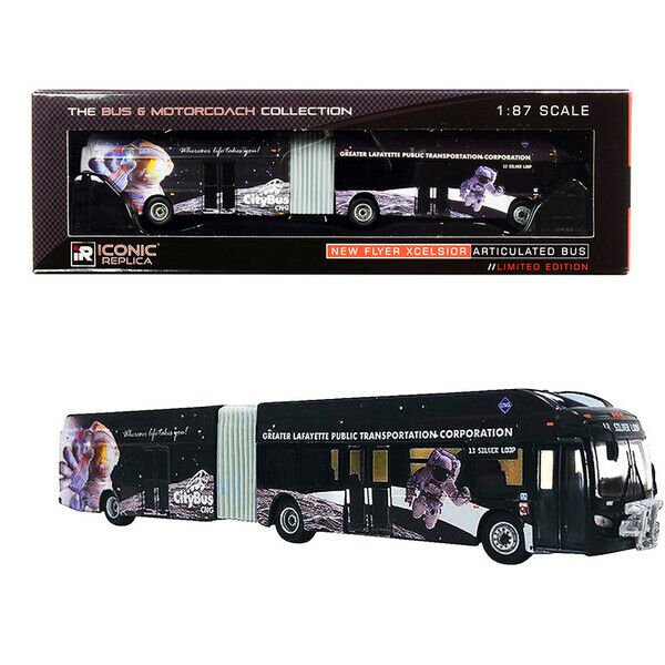 New Flyer Xcelsior XN60 Articulated Bus CityBus Silver Loop Lafayette ...